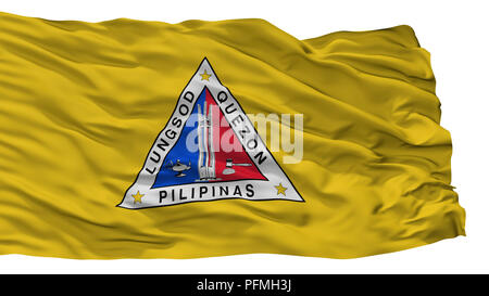 Illustration of the Philippines flag on map of country; isolated on ...