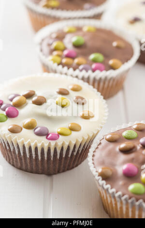 Fancy food cupcake with delicious white icing Stock Photo - Alamy