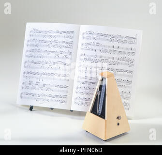 Close up shot of a music sheet with notes Stock Photo - Alamy