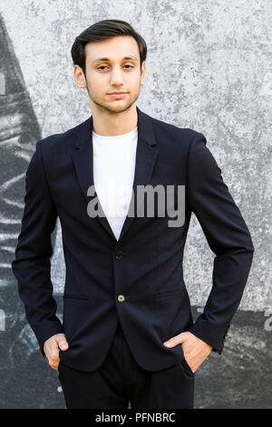 Adnan Mustafa attending the Yardie premiere at the BFI Southbank in ...