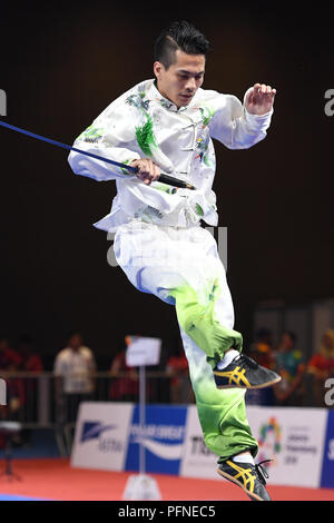 Jakarta. 22nd Aug, 2018. Chen Yile of China competes during the Floor ...