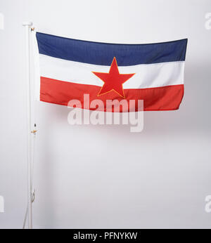 Flag of the Socialist Federal Republic of Yugoslavia Stock Photo - Alamy
