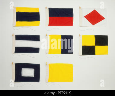 International code of signals flags Stock Photo - Alamy