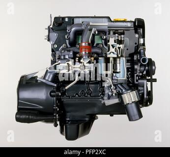 car engine section Stock Photo - Alamy