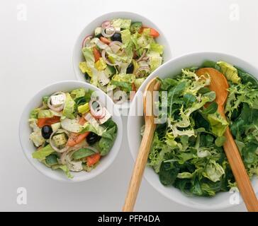 small wooden bowl on wood table with copy space Stock Photo - Alamy