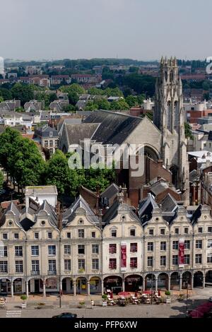 France, Pas de Calais, Calais, Church Notre-Dame of Calais of the 15th ...