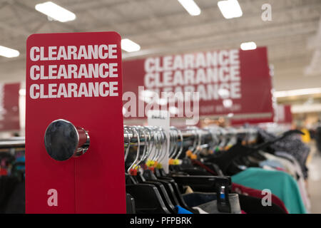 Store discount sign, Sale in shopping mall isolated on white background ...