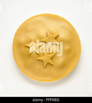 Pie with fork-crimped edge Stock Photo - Alamy