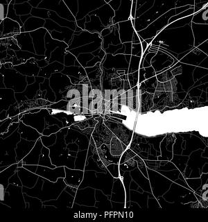 Urban vector city map of Vejle, Denmark Stock Vector Image & Art - Alamy