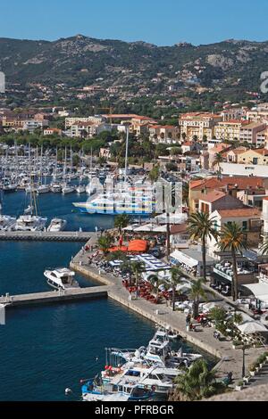 The Harbour and town of Calvi Stock Photo - Alamy