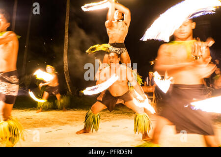 Lefaga, Matautu, Samoa - August 6, 2018: Sunset at Return To Paradise ...