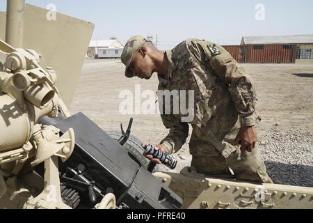 U.S. Army Spc. Andre Smith, 787th Combat Sustainment Support Battalion ...