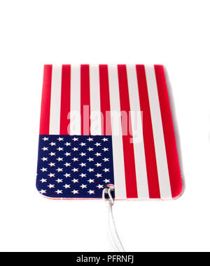 American flag on blue background Stock Photo - Alamy