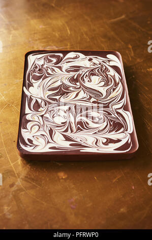 Slab of chocolate Stock Photo - Alamy