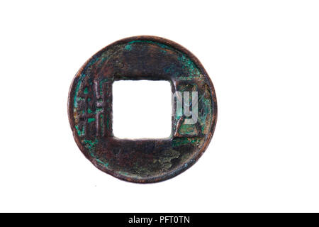 Chinese ancient copper COINS Stock Photo - Alamy