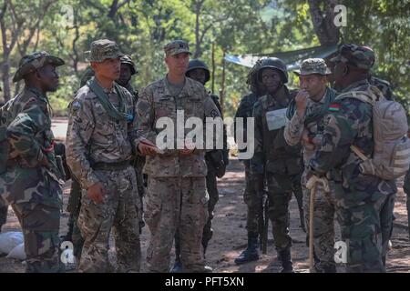 Capt. Graham Rowan, the Headquarters and Headquarters Company commander ...