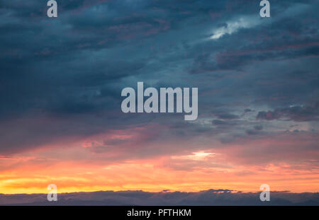 Evening sky abstract background with sunset Stock Photo - Alamy