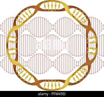 circular dna chain science icon Stock Vector Image & Art - Alamy