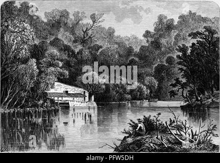 Eleutherian Mills, Du Pont family home, Wilmington, Delaware, on ...