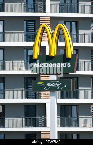In this photo illustration, the logo of restaurant software company ...
