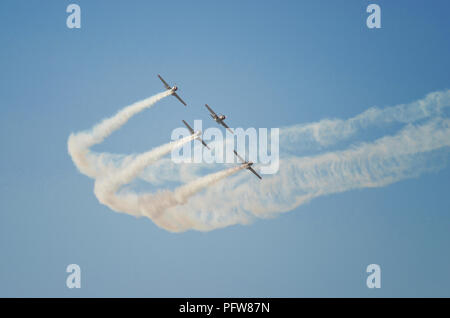 Four flights formation Stock Photo - Alamy