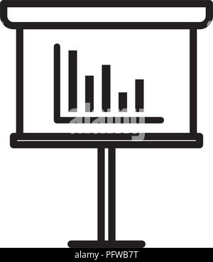 paperboard training isolated icon vector illustration design Stock ...