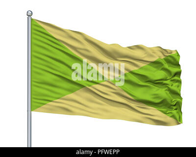 Corozal City Flag, Colombia, Sucre Department, Isolated On White ...