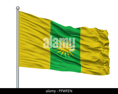 Quimbaya City Flag On Flagpole, Country Colombia, Quindio Department ...