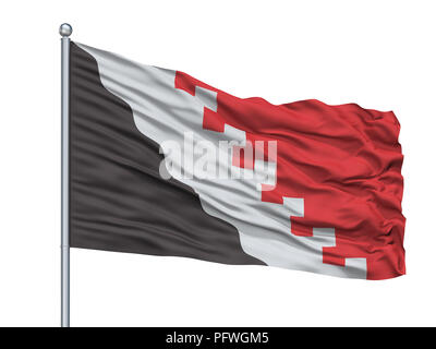 Joensuun City Flag, Finland, Isolated On White Background Stock Photo ...