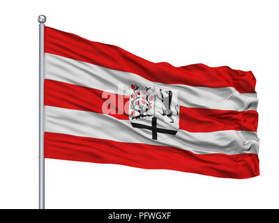 Delbruck City Flag, Germany, Isolated On White Background Stock Photo ...