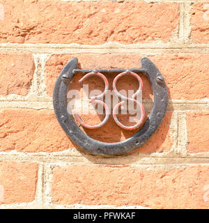 House Number 38 sign Stock Photo - Alamy