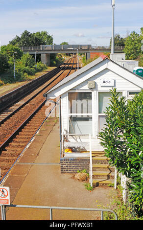 Acle railway station, opened by the Great Eastern Railway in 1883 is on ...