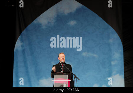 Archbishop Eamon Martin gives his keynote speech during the World ...