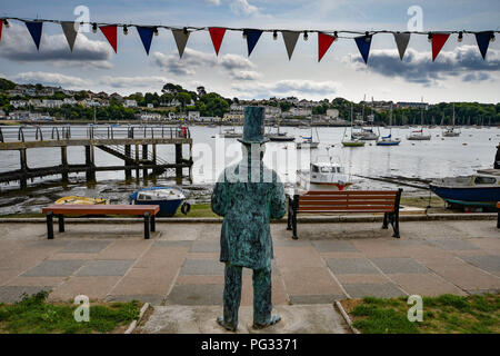 statue of Isambard kingdom brunel at saltash cornwall Stock Photo - Alamy