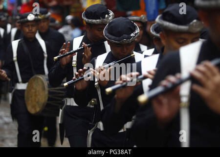 kathmandu,Nepal - Aug 23,2018: A Man Playing Sarangi,a traditional ...