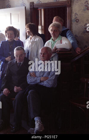 The Czech writer Bohumil Hrabal in his summer house in Kersko near ...