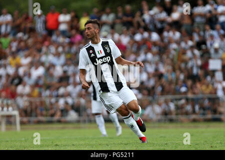 Players of Juventus and in action during the Champions League football ...