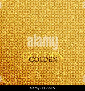 Golden christmas background with place for your text Stock Vector Image ...