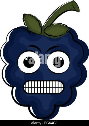 Angry grapes cartoon character emote Stock Vector Image & Art - Alamy