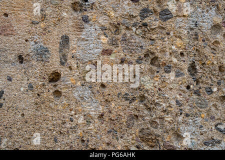 Stone wall background Wall made of cavern rock Stock Photo - Alamy