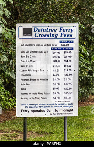 Daintree River Ferry Crossing Stock Photo - Alamy