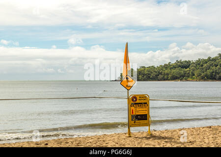 Stinger net on tropical beach Stock Photo - Alamy