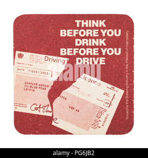 think before you drink before you drive Stock Photo - Alamy