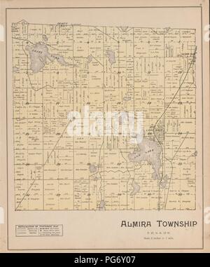 Atlas of Benzie County, Michigan - with maps of Michigan, United States ...