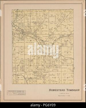 Atlas of Benzie County, Michigan - with maps of Michigan, United States ...