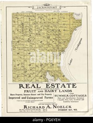 Atlas of Door County, Wisconsin Stock Photo - Alamy
