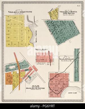 Atlas of Genesee County, Michigan - containing maps of every township ...