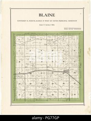 Atlas of Ida County, Iowa Stock Photo - Alamy