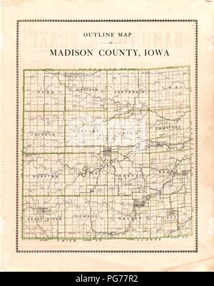 Atlas of Madison County, Iowa Stock Photo - Alamy