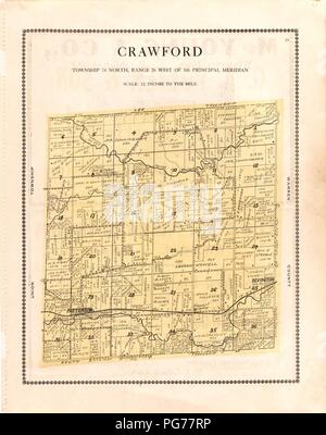 Atlas of Madison County, Iowa Stock Photo - Alamy